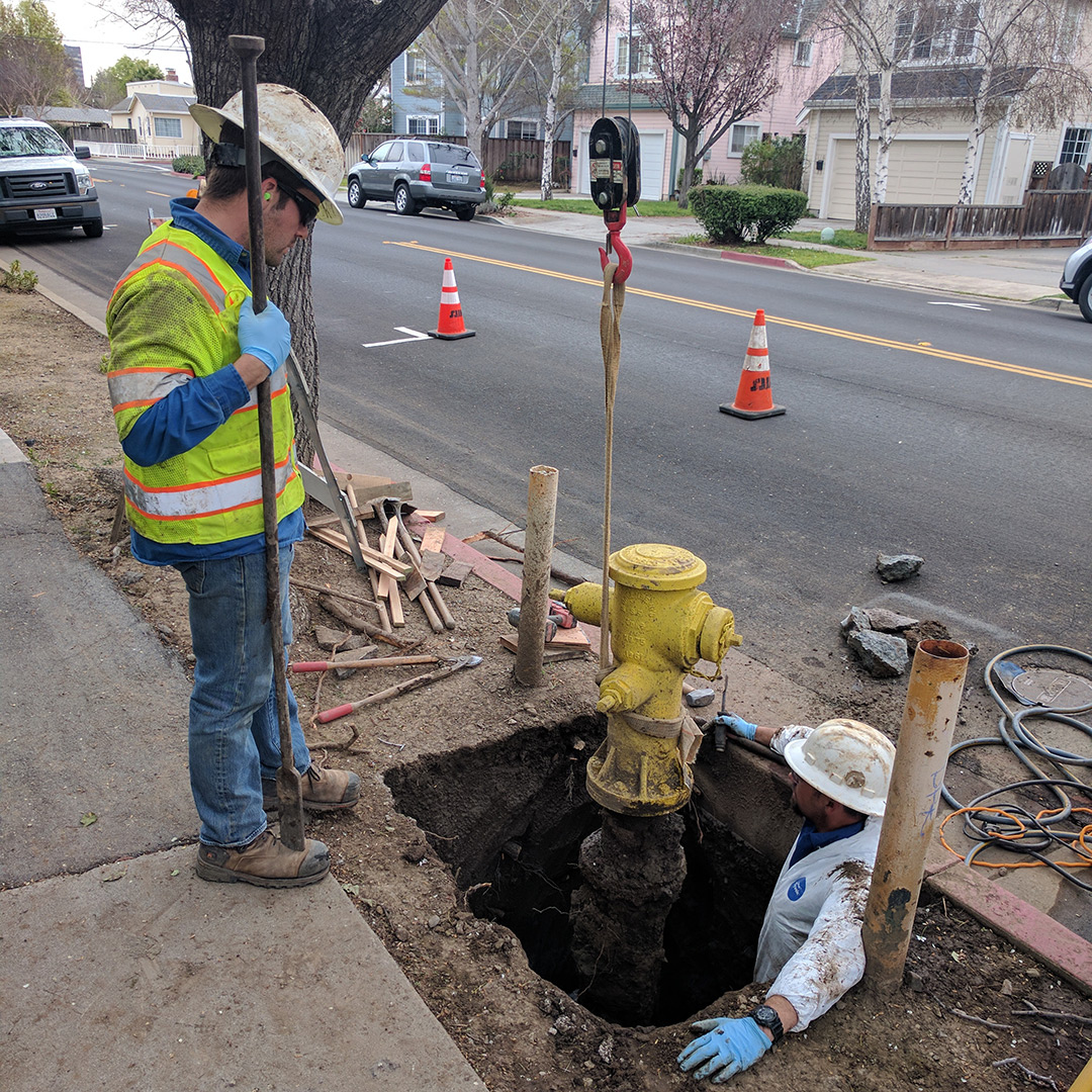 Fire Hydrant & Water Service Line Projects | Minority Skilled Labor